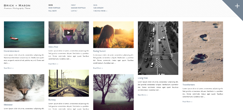 15 Best Masonry-Style WordPress Themes for Your Site - WPExplorer