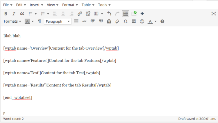 How To Add Tabs To Wordpress Posts And Pages Wpexplorer
