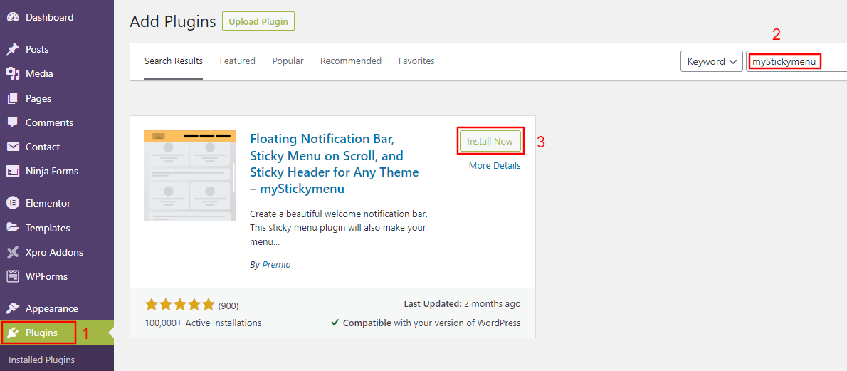 How To Create A Sticky Header In Elementor