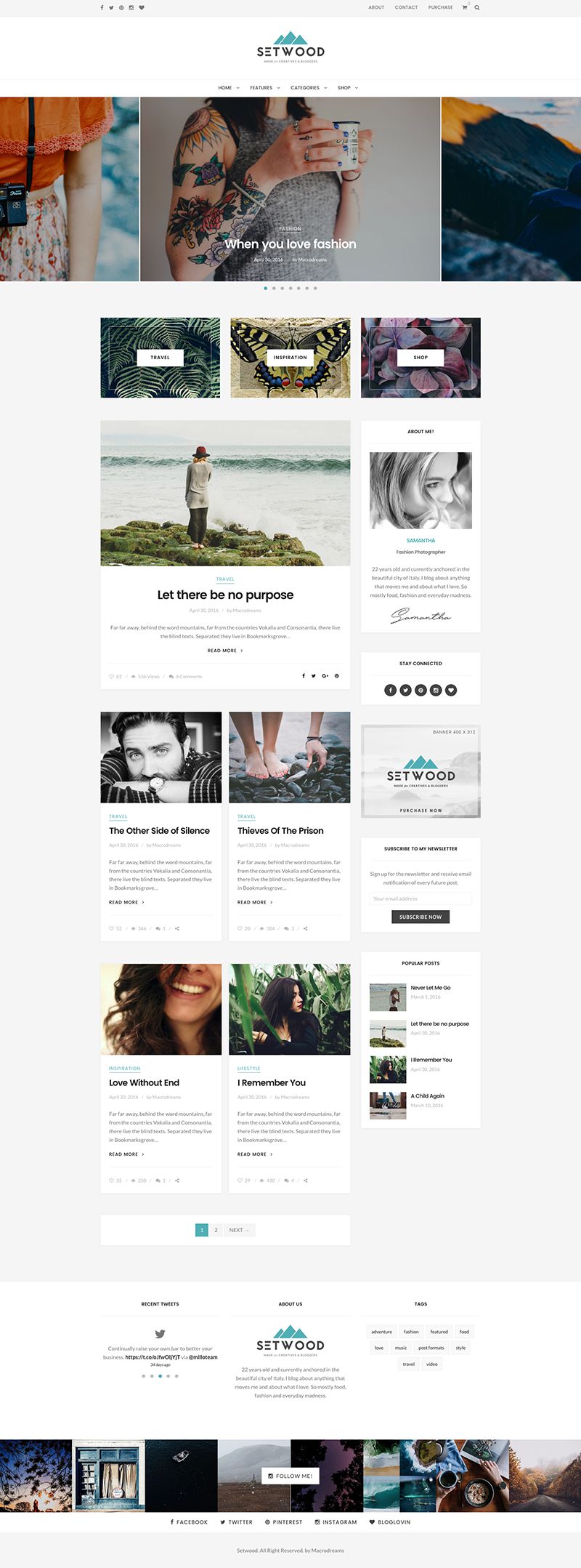 Setwood WordPress Blog & eCommerce Shop Theme - WPExplorer