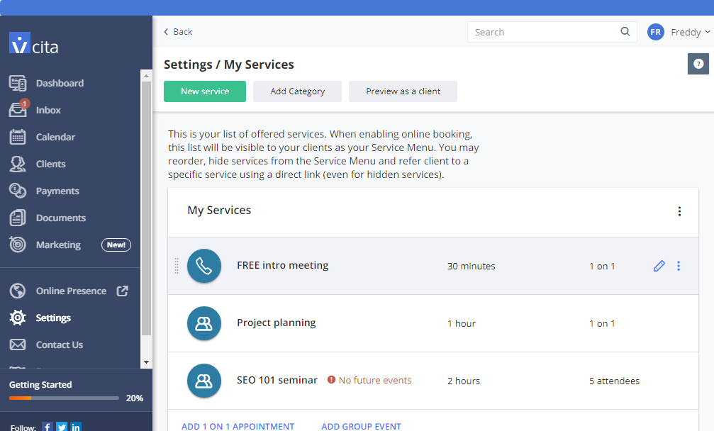 vCita Business Management WordPress Plugin Review - WPExplorer