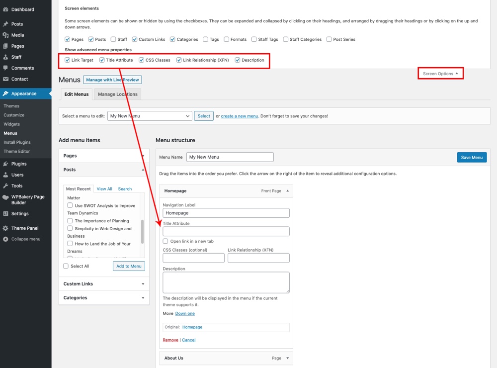 How To Create A Menu In WordPress WPExplorer