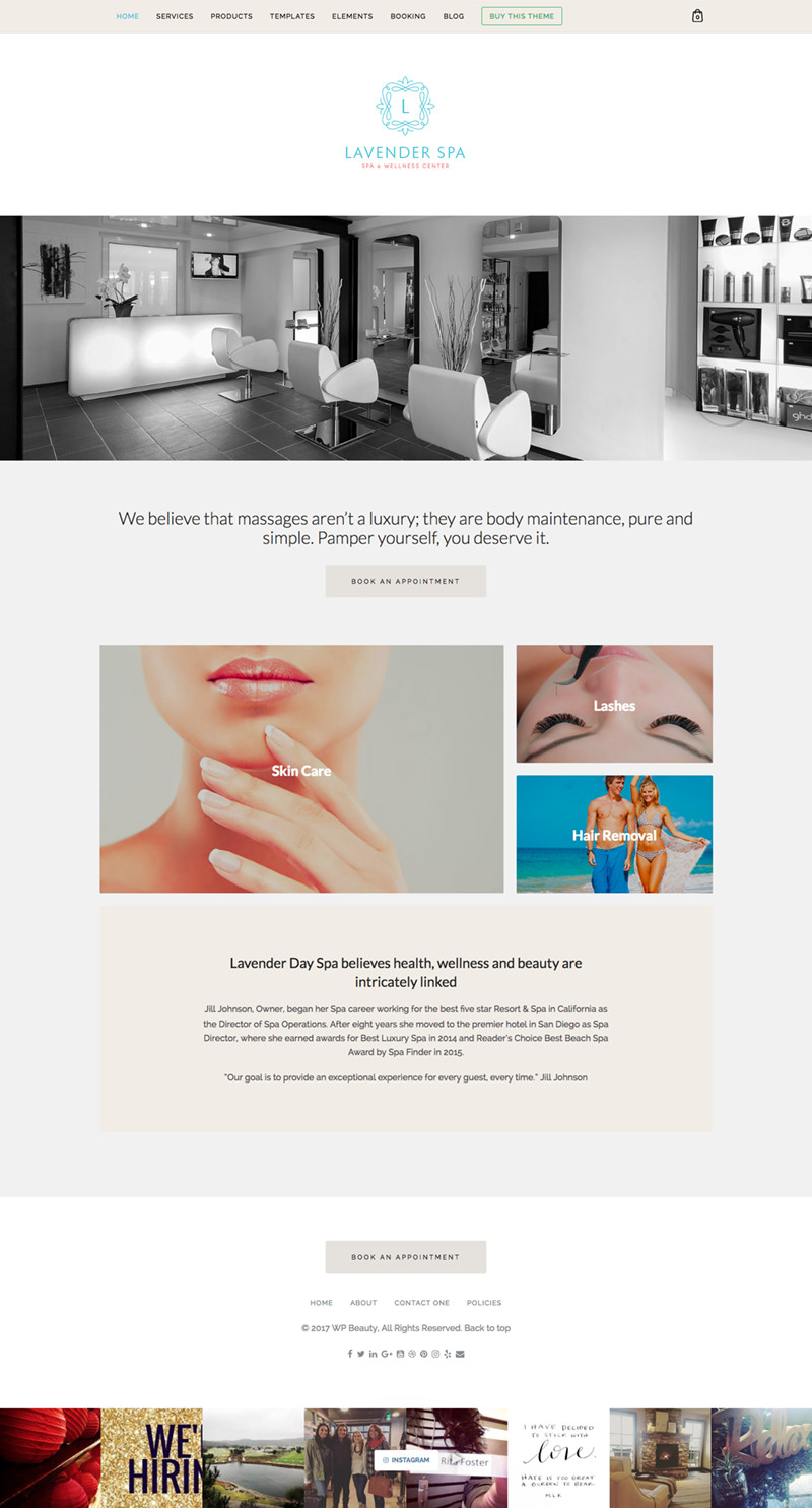 Wp Beauty Day Spa And Salon Wordpress Theme Wpexplorer